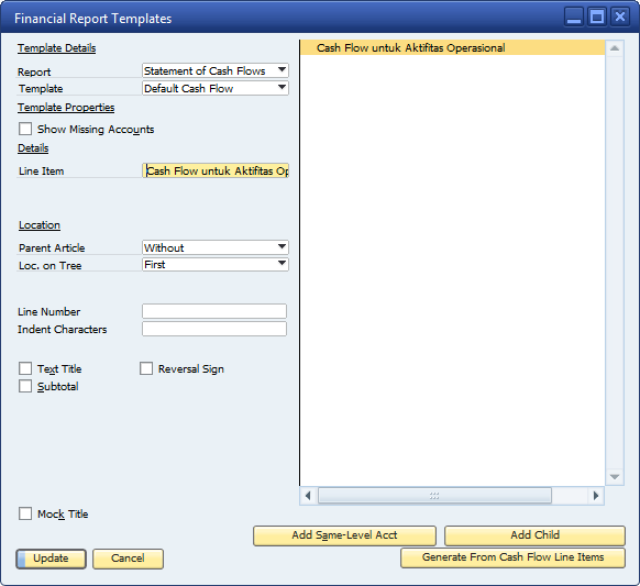How to Use Flow Cash SAP Business One - SAP business one