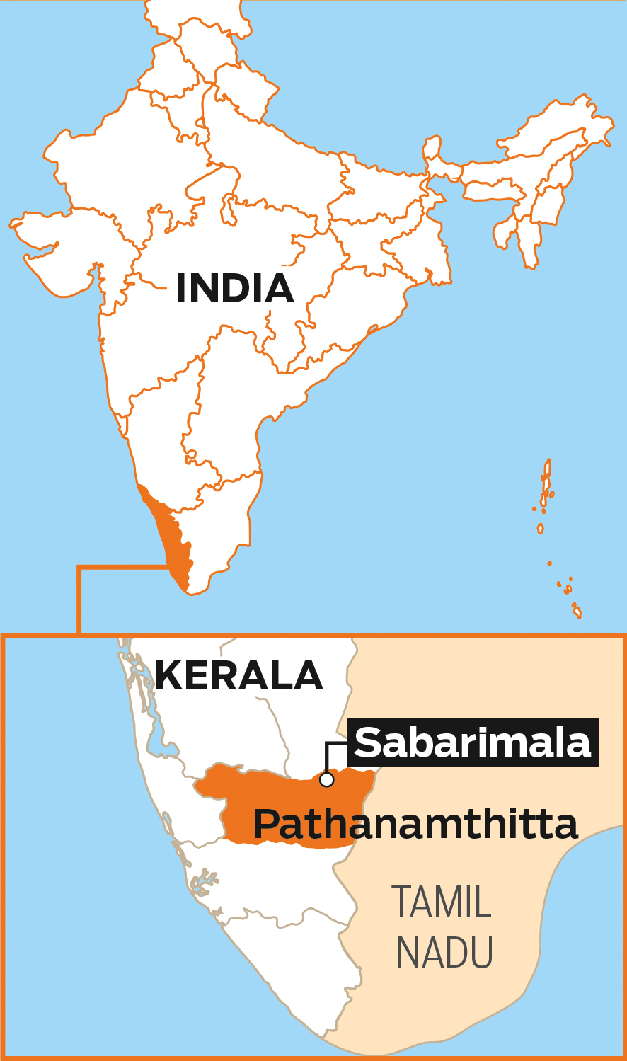 Sabarimala Temple Map