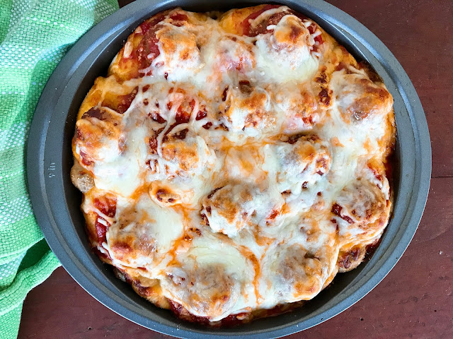 Open Faced Meatball Subs