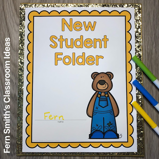 NEW! Goldilocks and the Three Bears Themed Student Folder Covers For ...