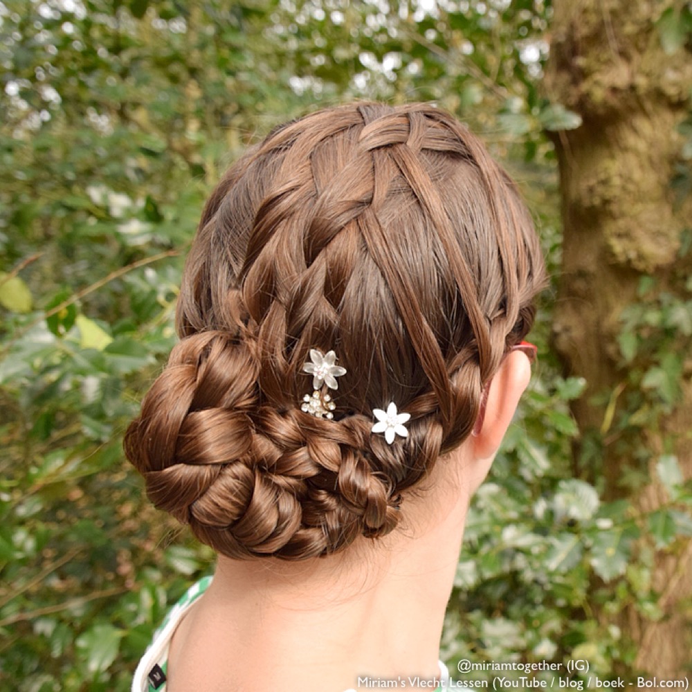 Miriam's Vlecht Lessen: Hoe doe je: Geveerde 5 plukken vlecht met ...