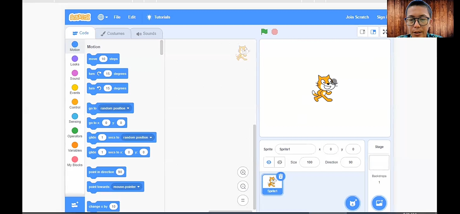 Membuat sebuah permainan di dalam Scratch