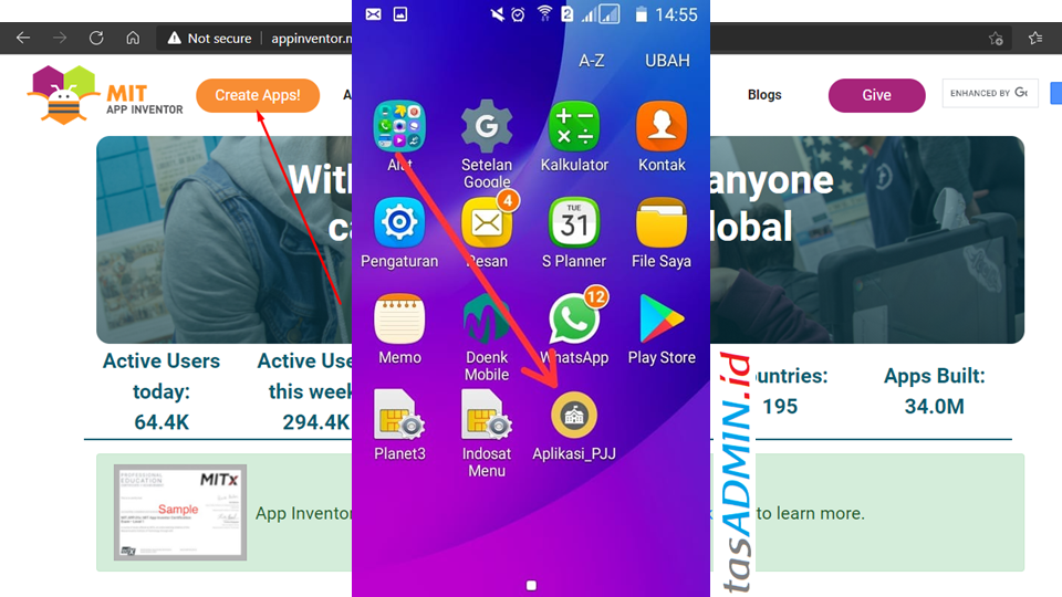 Cara Mudah Membuat Aplikasi Android Media Pembelajaran Tasadmin