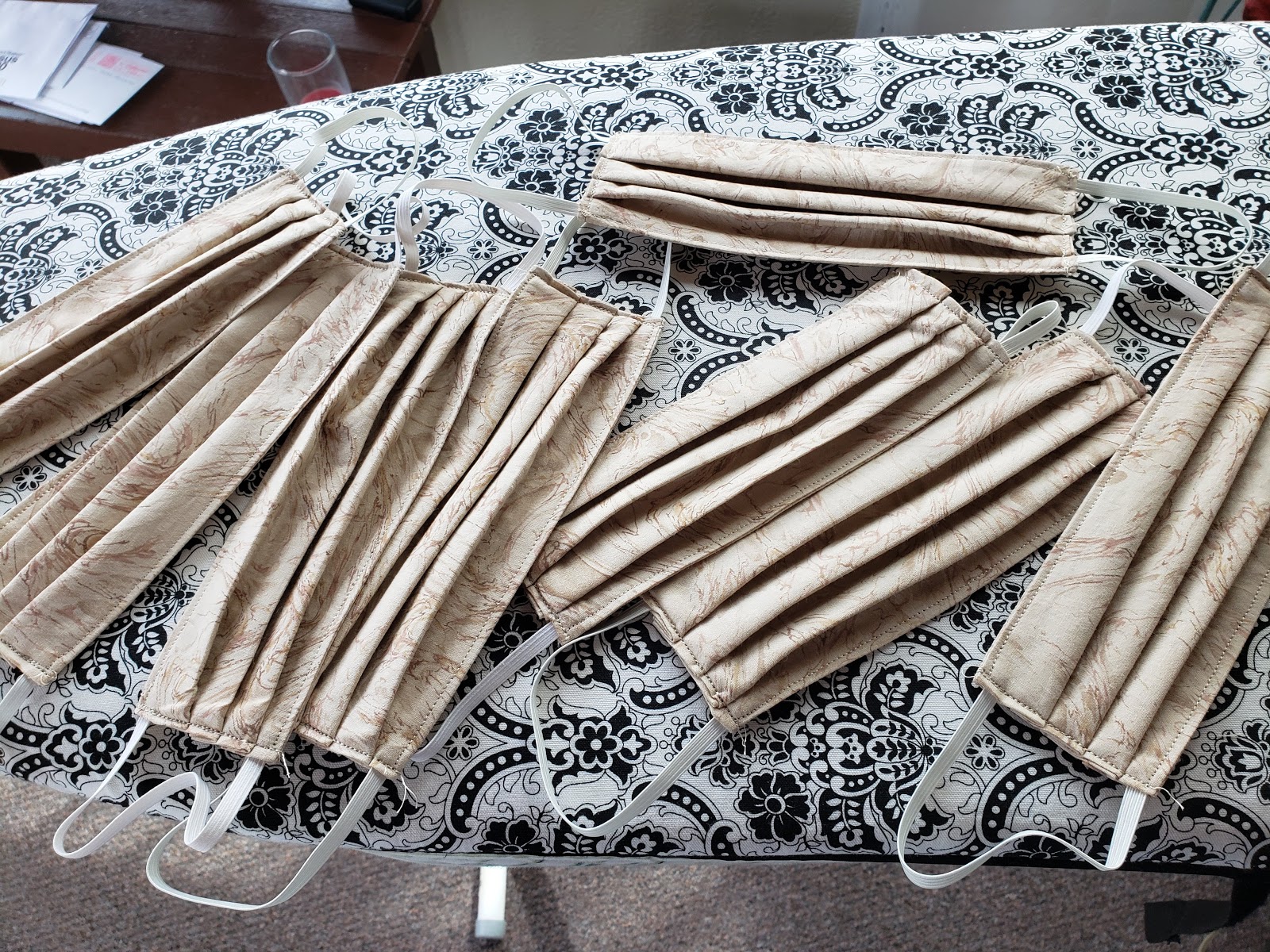 My Patchwork Quilt: DAY 49 - HOW TO MAKE FACE MASKS