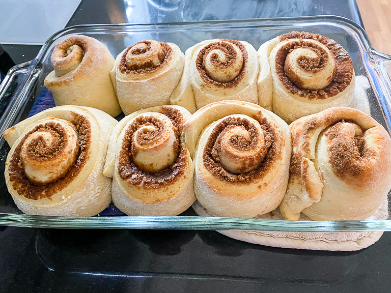 Tales of the Flowers: Making Cinnabon at Home! - Breakfast for Dinner