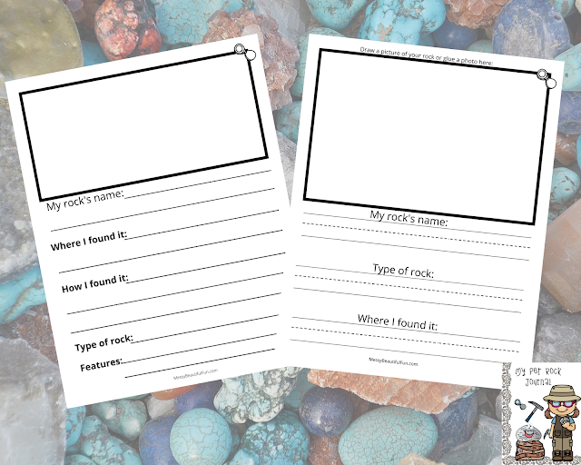 Messy, Beautiful, Fun: Free Rock Cycle My Pet Rock Journal And Learning ...