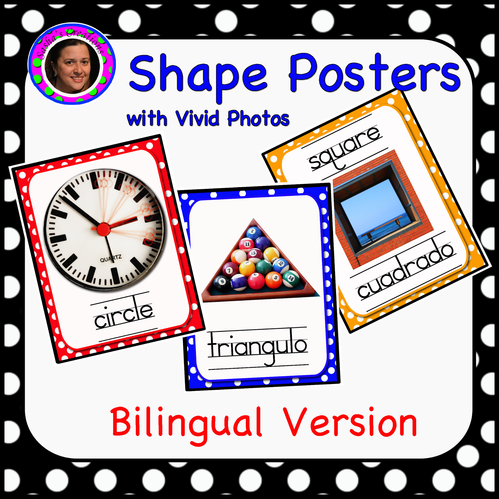 Sasha's Creations: Shapes All Around: Wednesday's Freebie & Giveaway