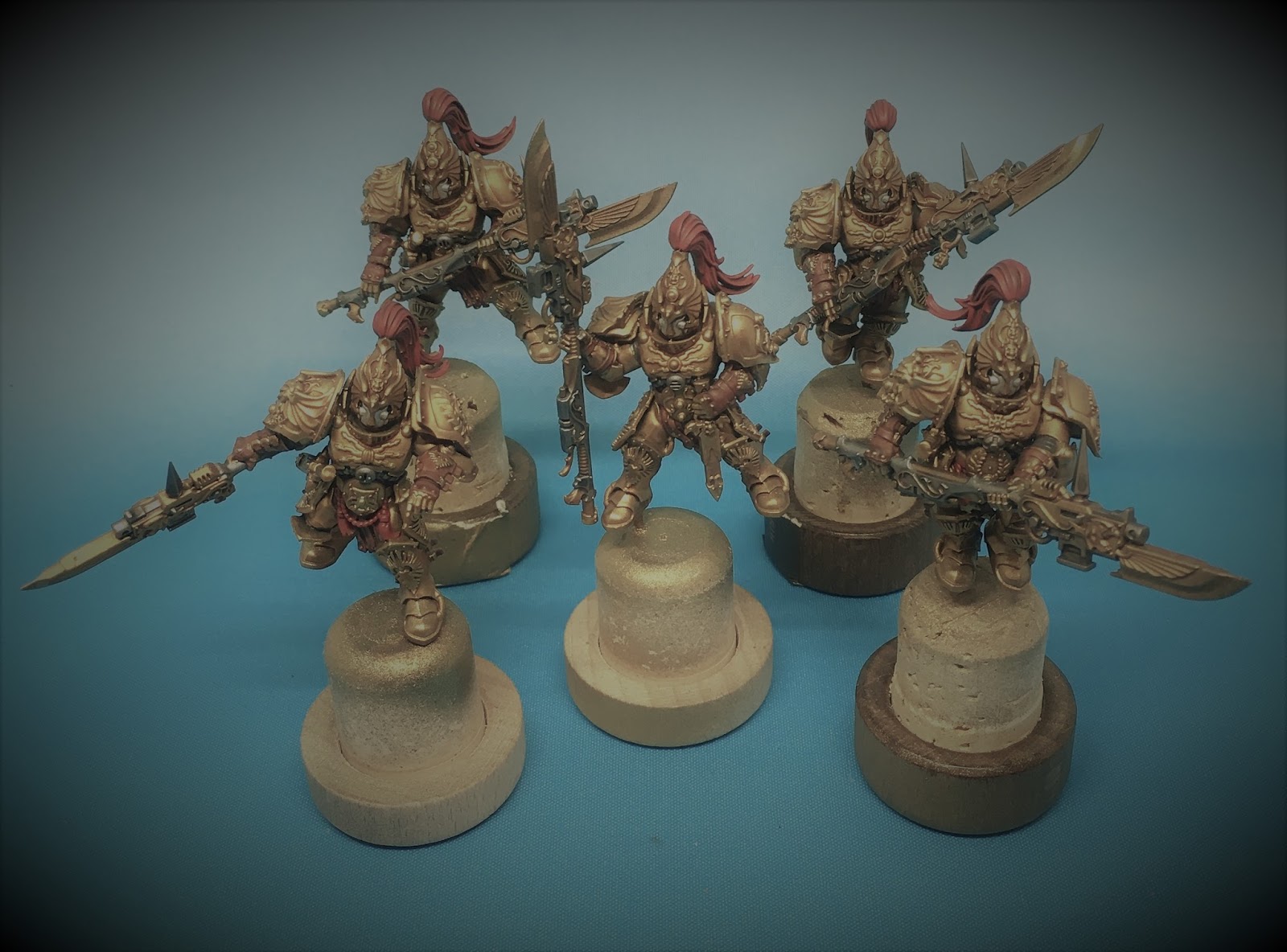 262nd Death Korps of Krieg: WIP: Adeptus Custodes with Halberds II