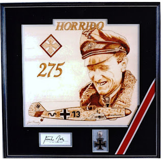 Joes Woodburning: Woodburning art work of Gunther Rall German Fighter Ace