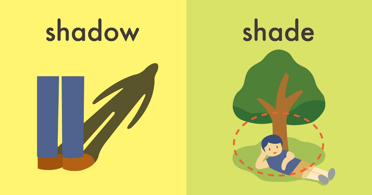 shadow と shade の違いとは？