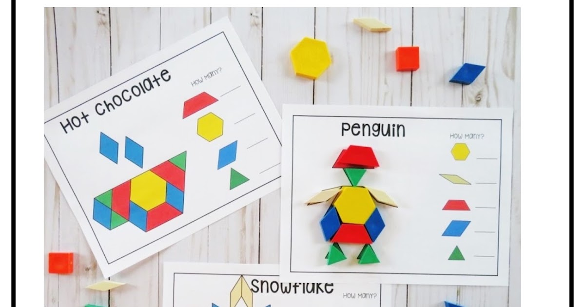 Winter STEM Math Mats for Preschool | Busy Hands and Minds