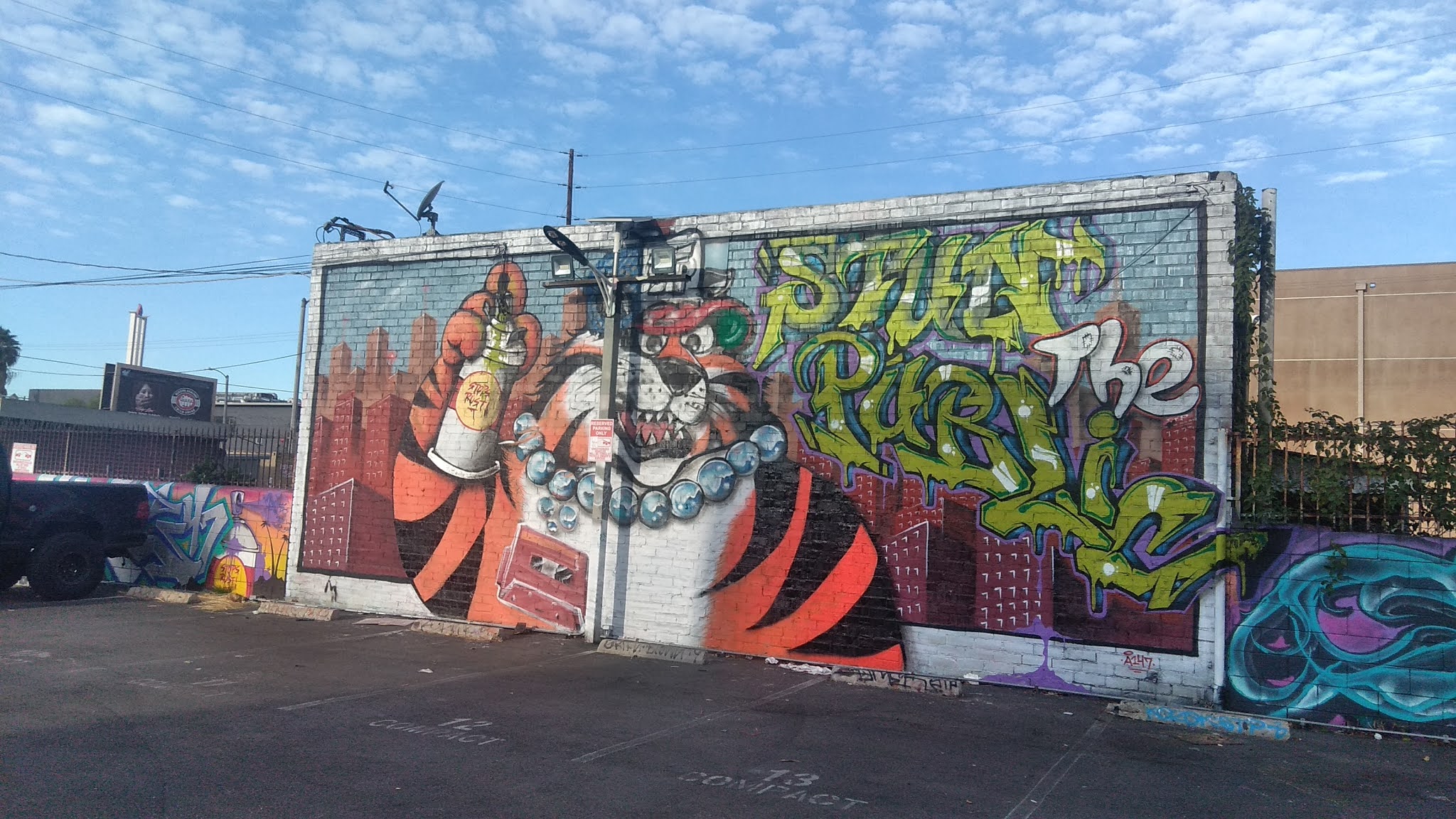 graffiti , murals & tagging