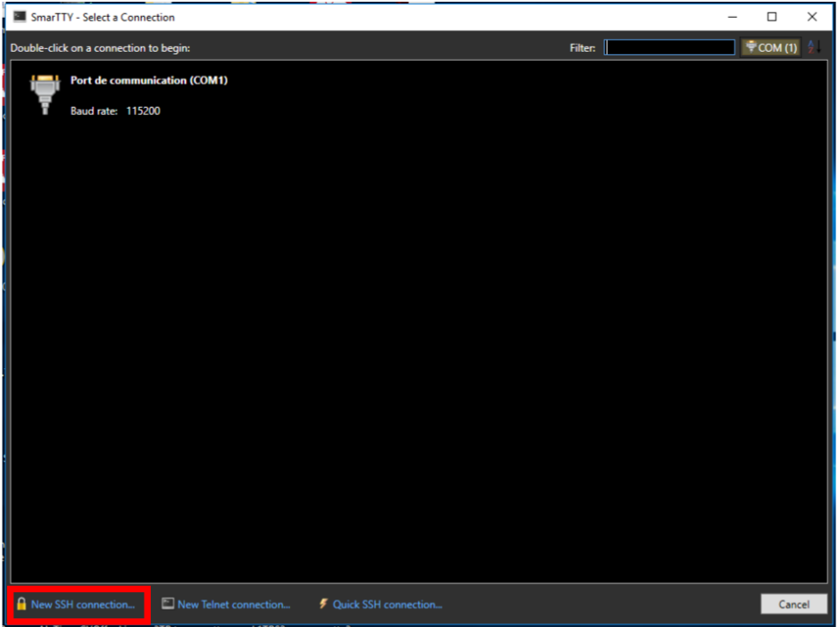 SSH client : SmarTTY