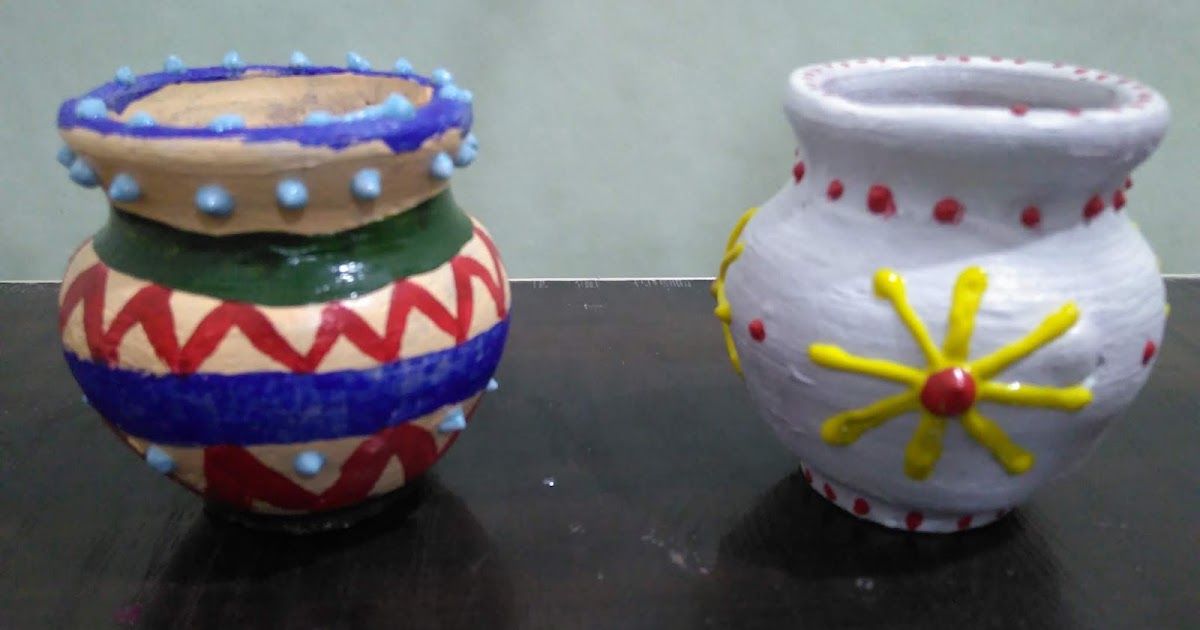 The Craft Room: Diwali DIY : Different ways to design the Pots to ...