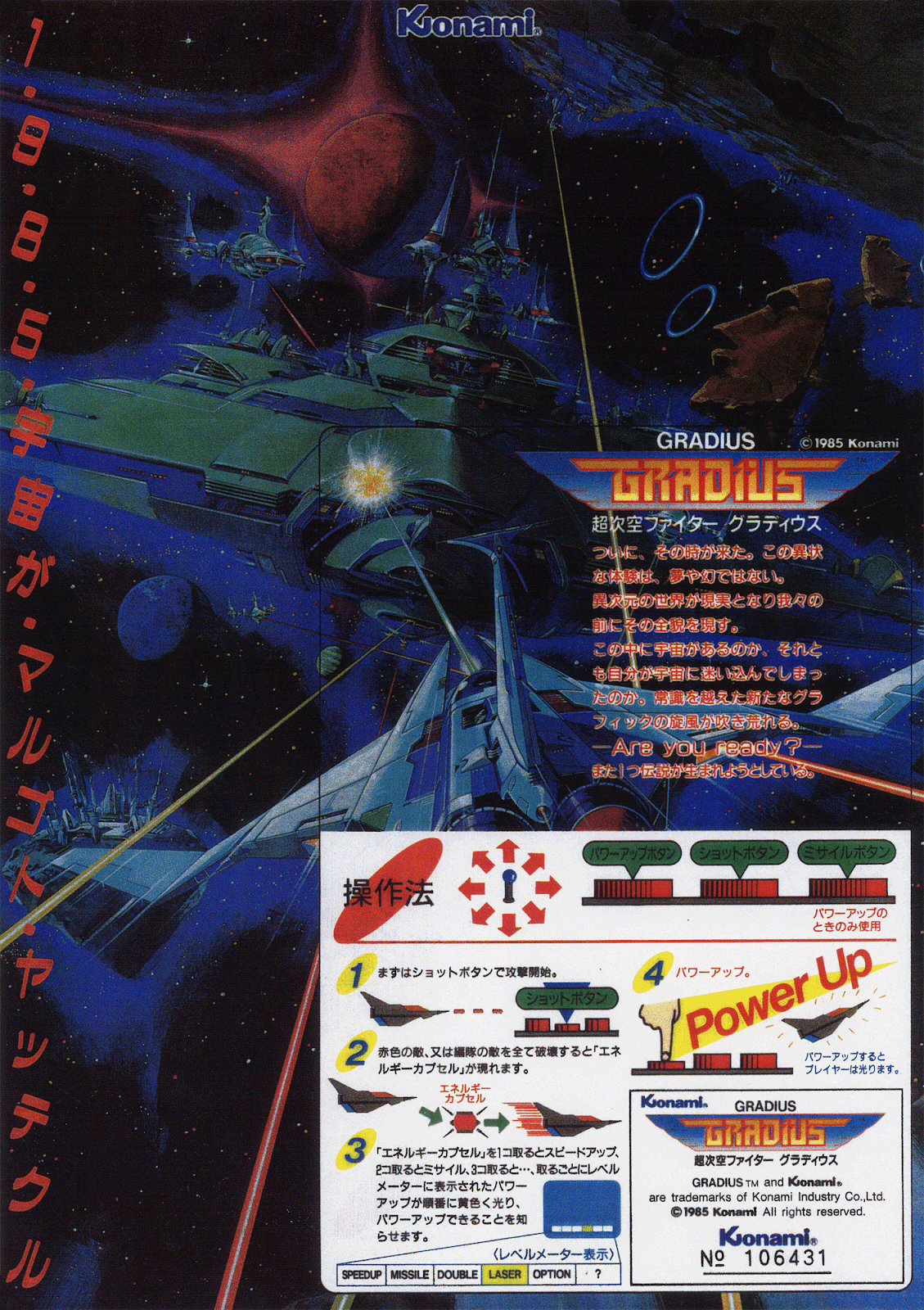 Random Arcade Shit: Gradius Series Arts - Konami