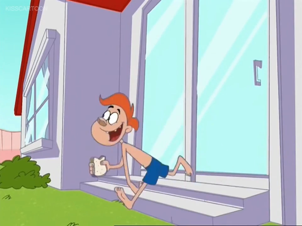 Shirtless Drawn Cartoon Boys: Walter and Billy White