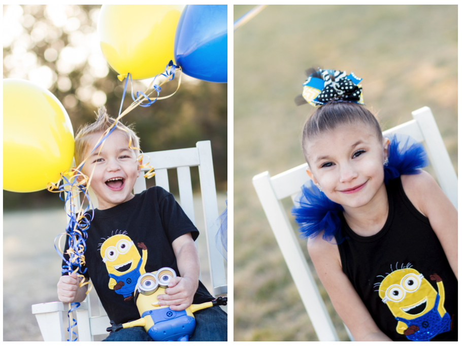 Home Confetti: MINIONS THEMED PHOTO SHOOT