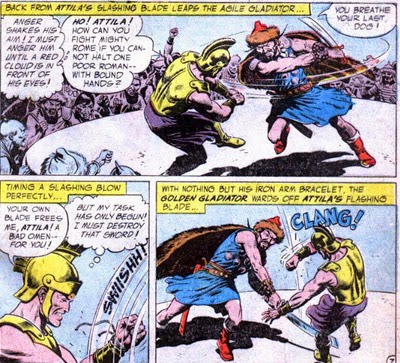 The Gladiatorial Blog: Gladiator comic book The Golden Gladiator