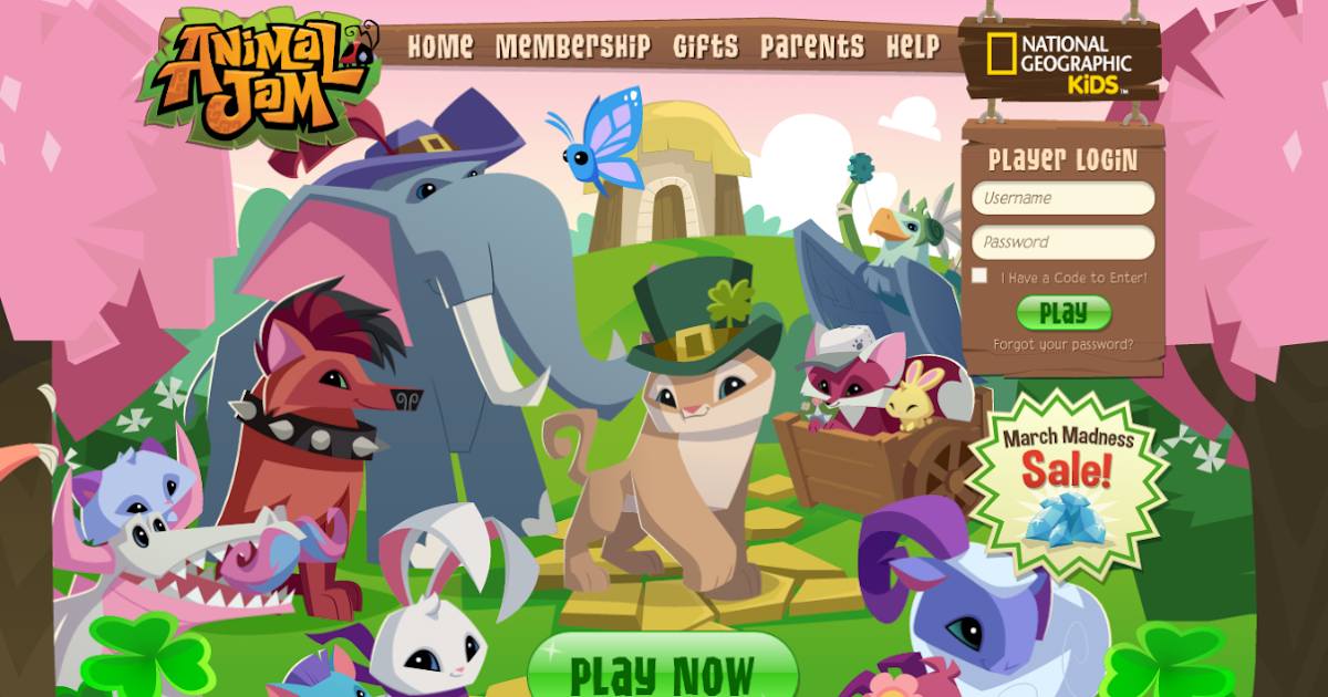 The Animal Jam Spring!: New AJ Home Screen and March Madness Sale