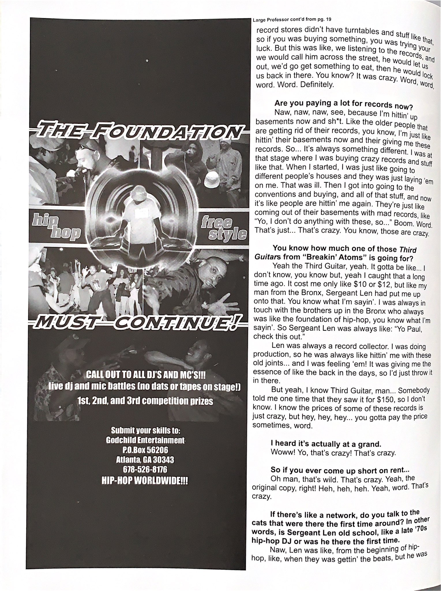 HipHop-TheGoldenEra: The Return of Extra P - Elemental Magazine