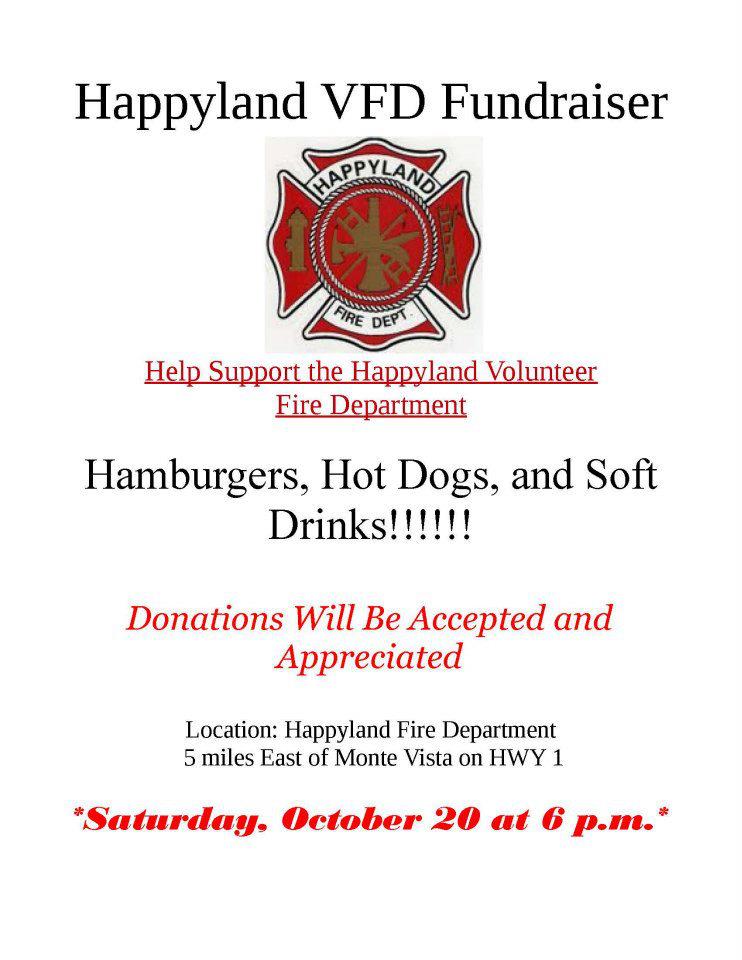 Happyland Volunteer Fire Department Fundraiser - Life with Dee