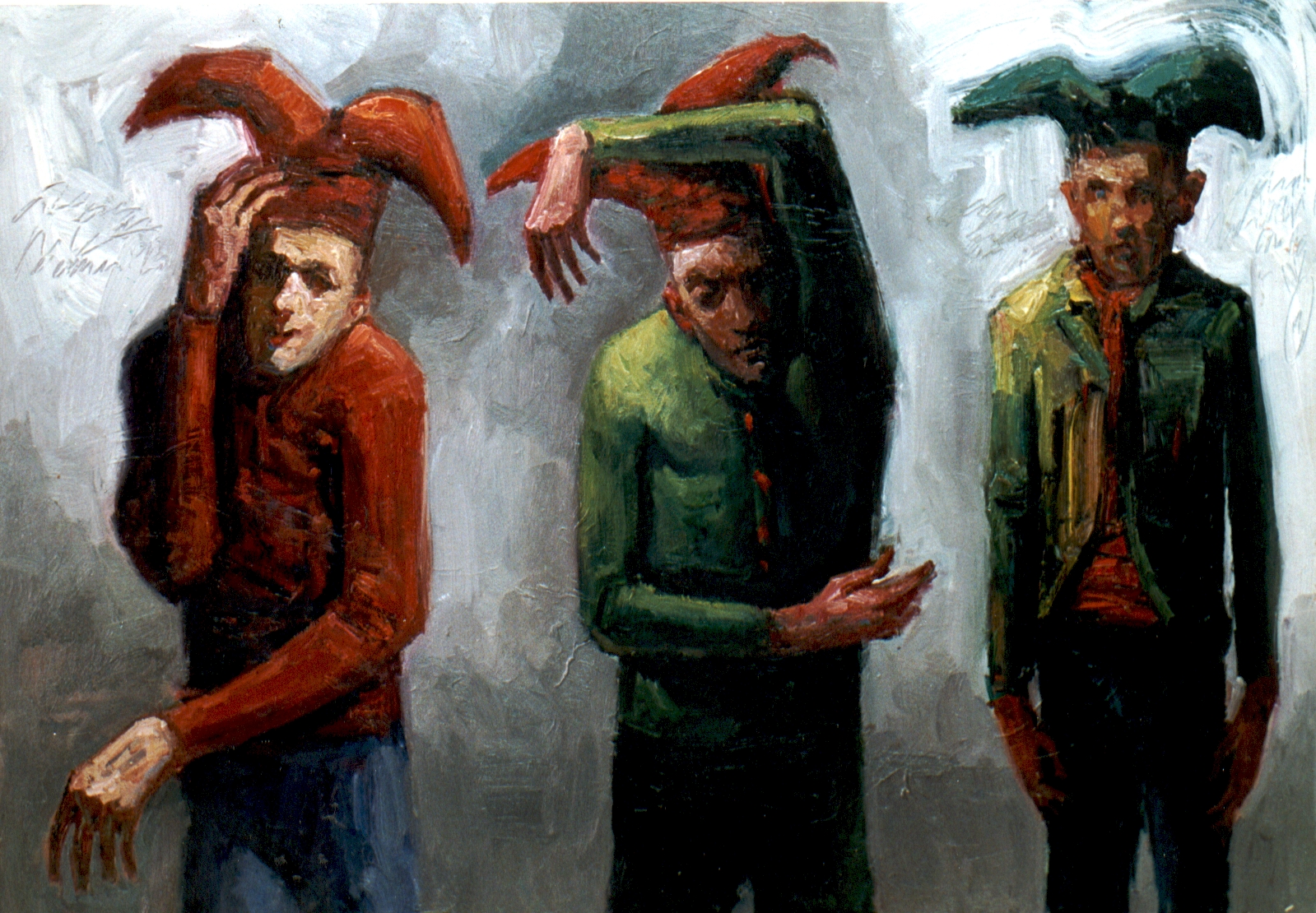 arteporajler: algunas obras de la serie de arlequines, 1996-2001