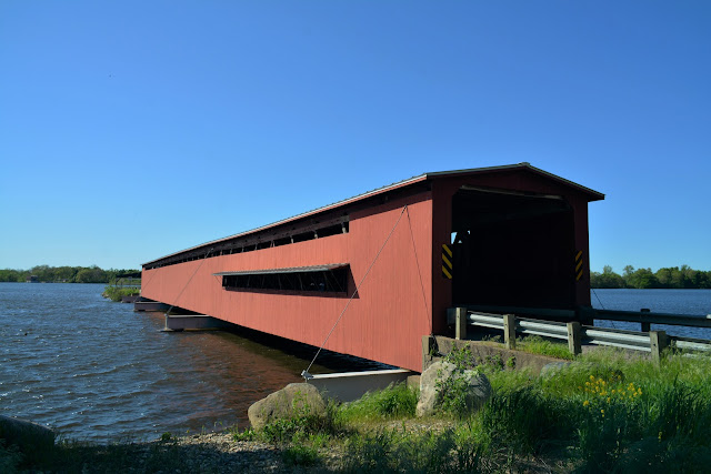 COVERED BRIDGES IN OHIO +: LANGLEY COVERED BRIDGE - CENTREVILLE, MICHIGAN