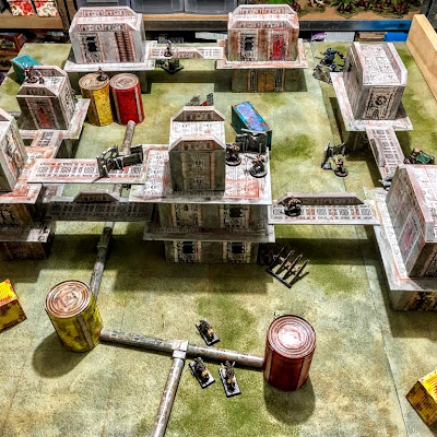 Grid based wargaming - but not always: Sci-Fi terrain project is slowly ...