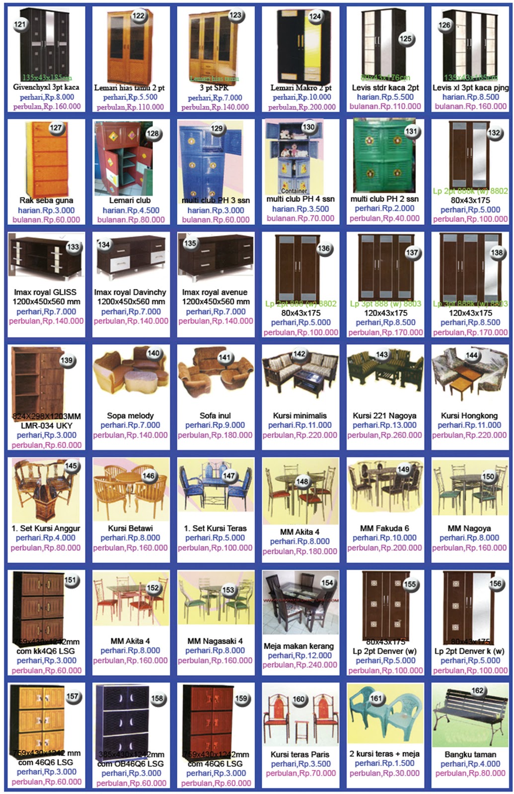ARISAN ANEKA BARANG online: Catalog Furniture