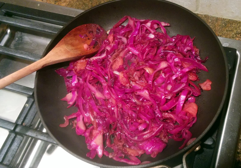 Sautéed Red Cabbage - Easy