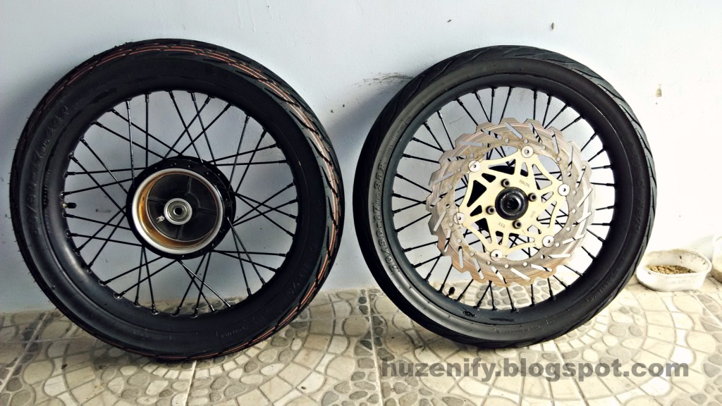 Cara Mengecat Ruji Sepeda Motor - Huzenify