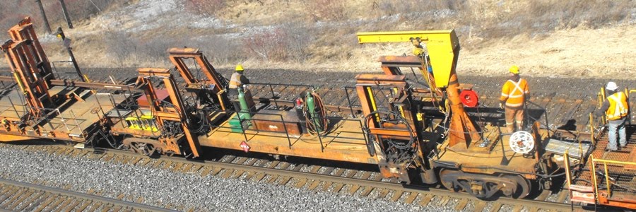Trackside Treasure: CN Continuous Welded Rail Train