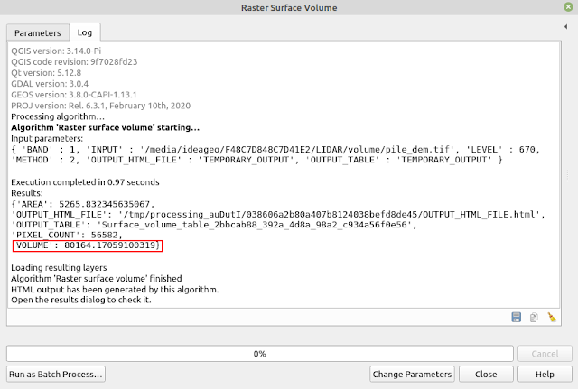 How to Calculate Raster Surface Volume in QGIS