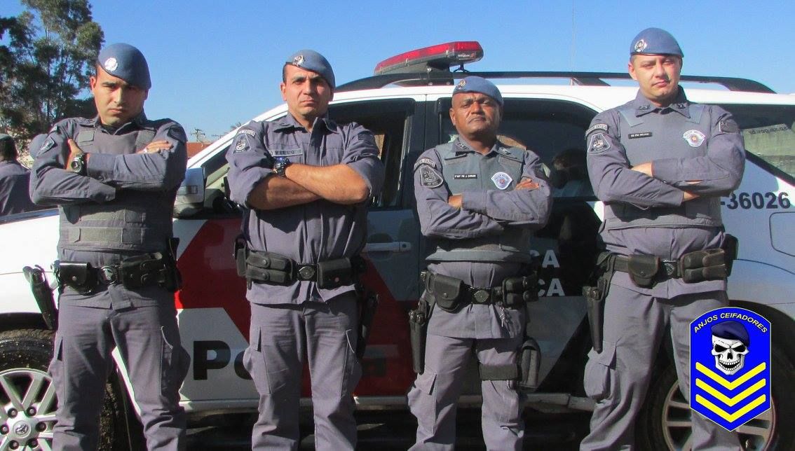 Equipe Tático PMBA: Skin Força Tática PMESP Fardamento B4