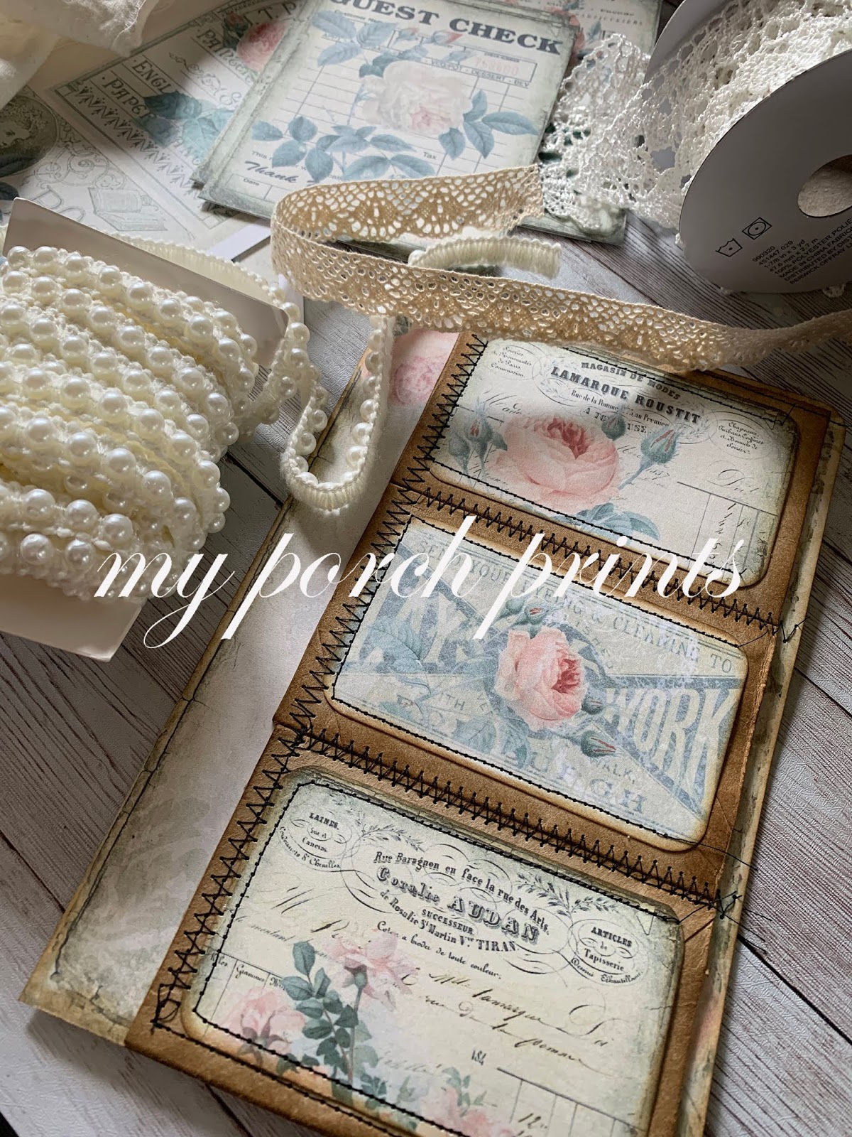 My Porch Prints: Toilet Paper Roll Tags for a Junk Journal