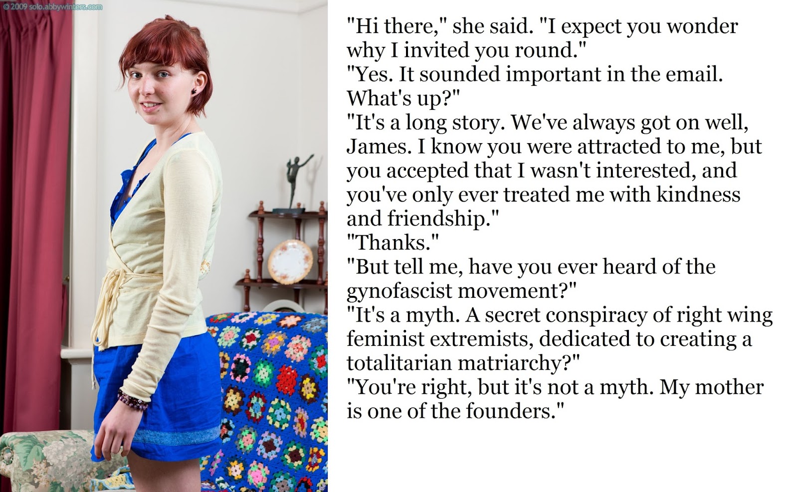 Rachel's Caption Palace: Gynofascism