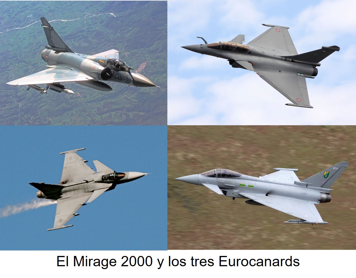 Los Canards, su posición y su influencia en los diferentes "Eurocanards"