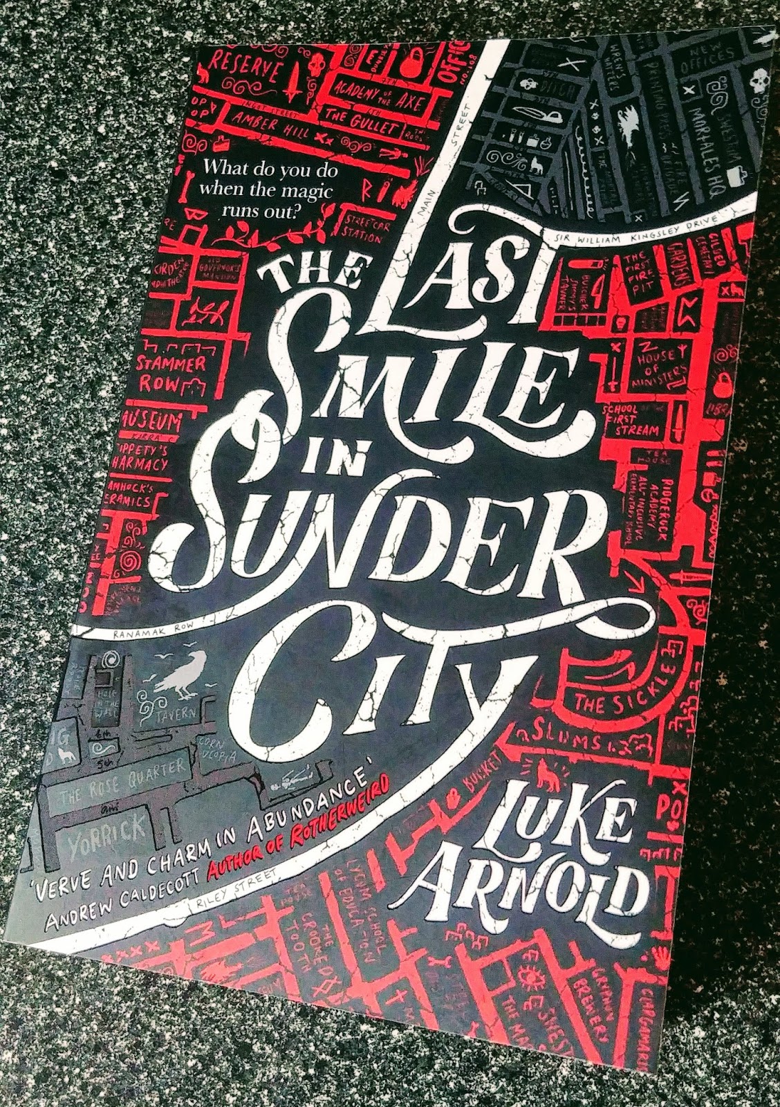 THE LAST SMILE IN SUNDER CITY by Luke Arnold ~ Yolanda Sfetsos