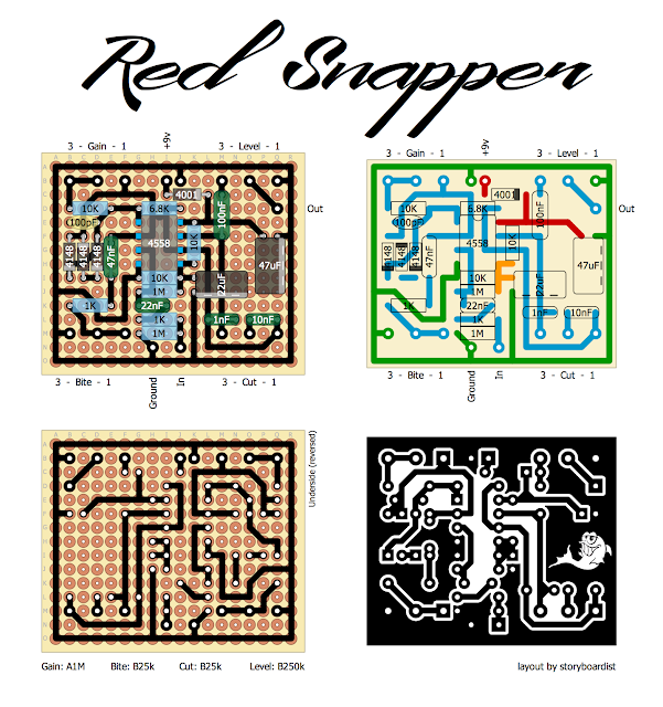 Perf and PCB Effects Layouts: Menatone Red Snapper