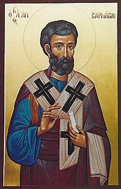 Surburg's blog: Feast of St. Barnabas, Apostle