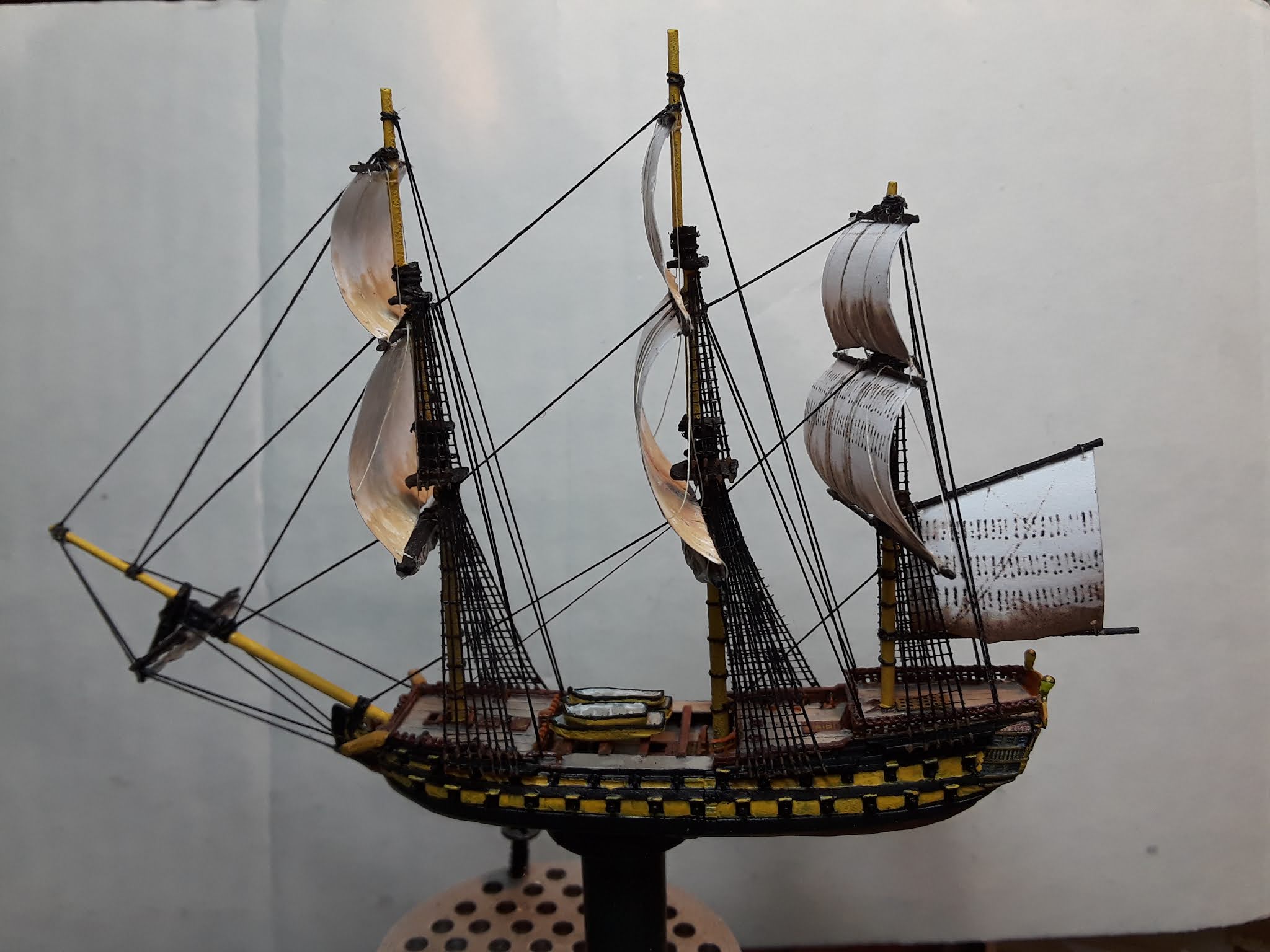 A Miniatures Hobby Room: 3D 1/700 Scale HMS Captain 1787