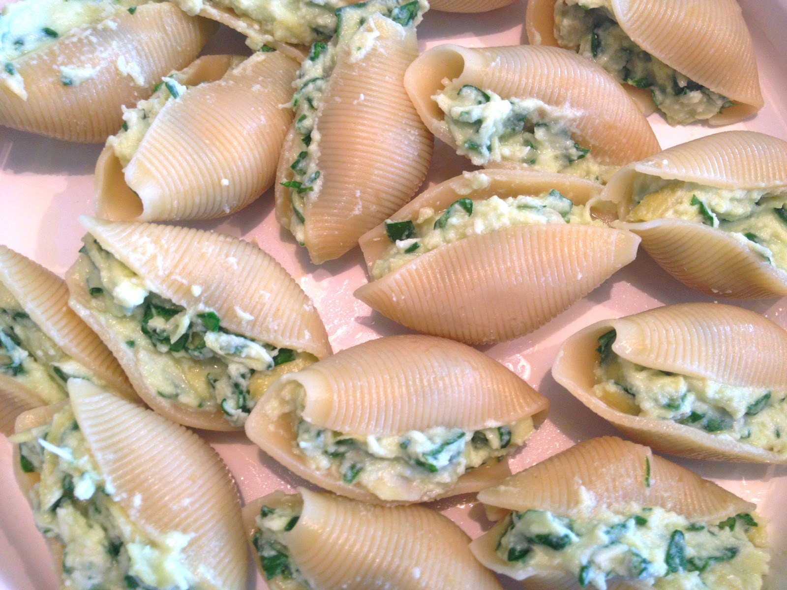 Wasatch Mountain Chef: Stuffed Shells with Lemon Garlic Sauce