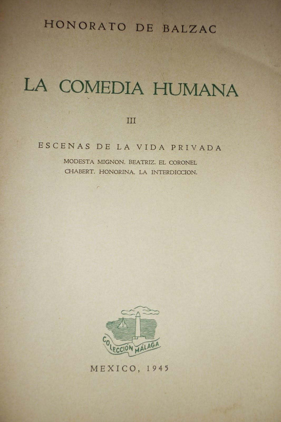 LIBRERANÍA LIBROS LEÍDOS: LA COMEDIA HUMANA. Honorato de Balzac. 16 ...