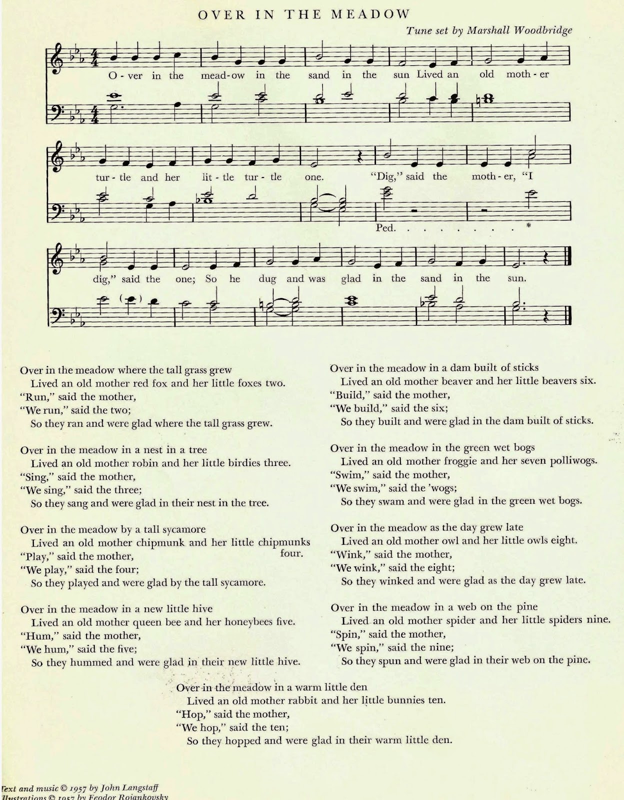 GooGooGallery: Over in the Meadow by John Langstaff