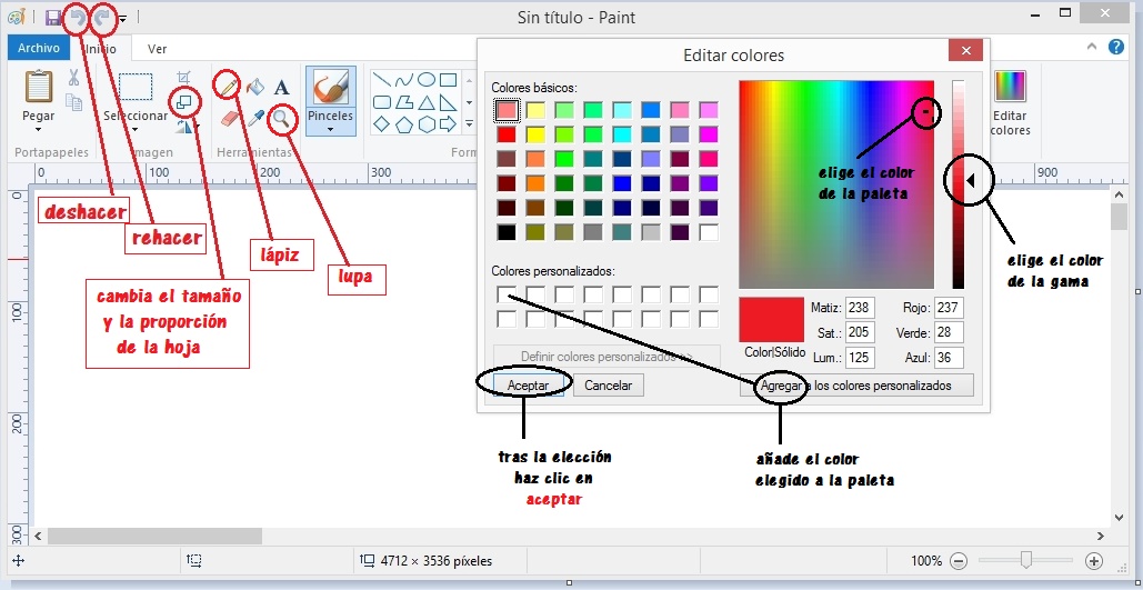 VALDELADIGITAL: DIBUJAR CON PAINT I