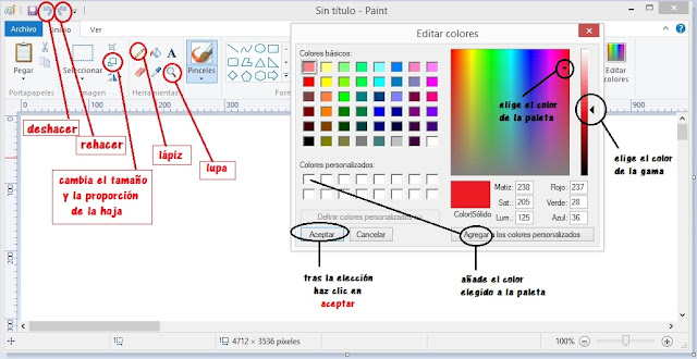 VALDELADIGITAL: DIBUJAR CON PAINT I
