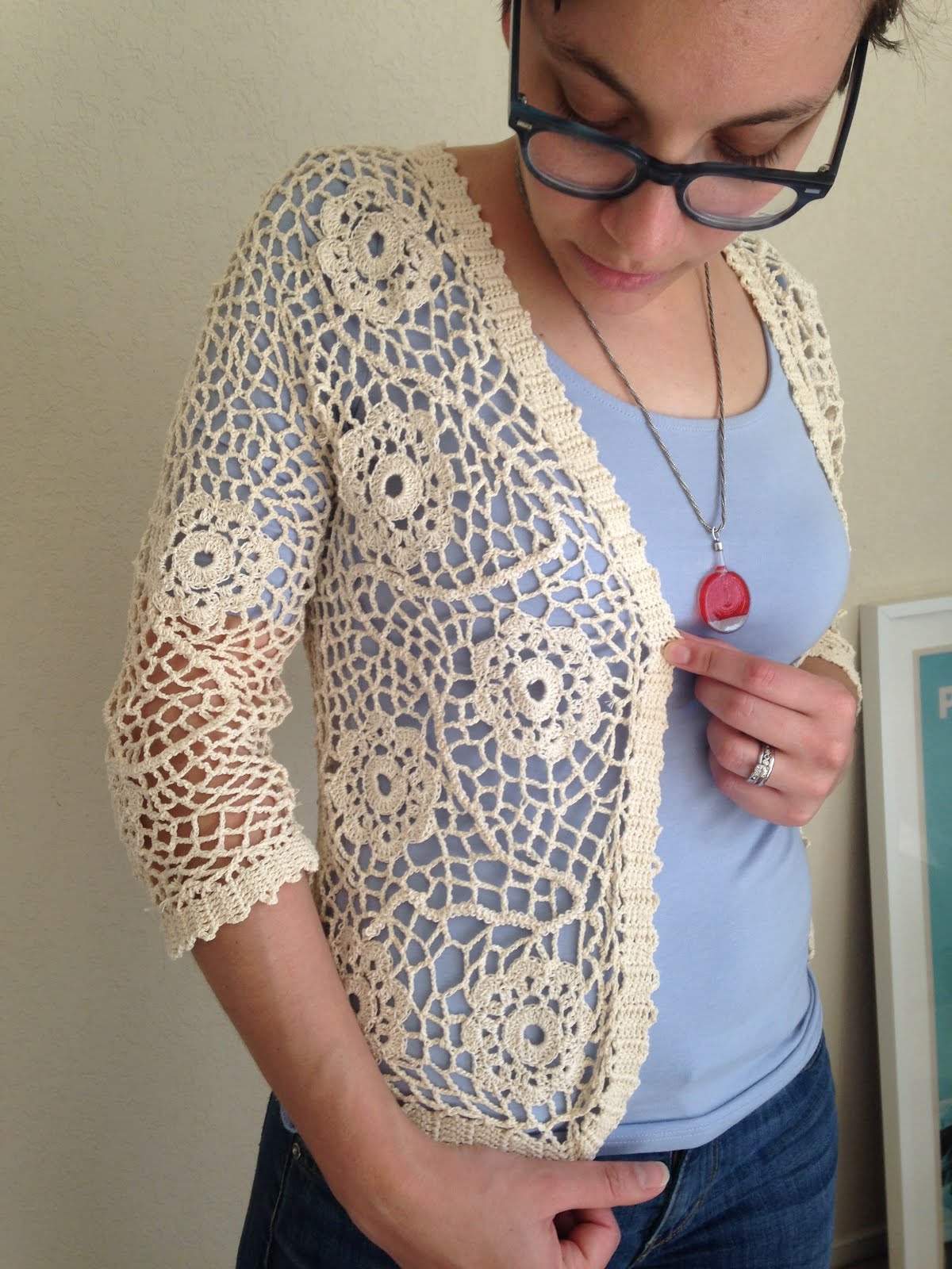 Saco de hilo al crochet