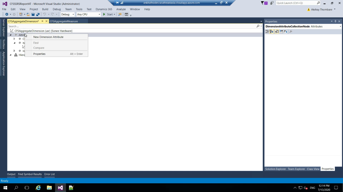 Create New Aggregate Measurement Entity Store In D365 Finance And
