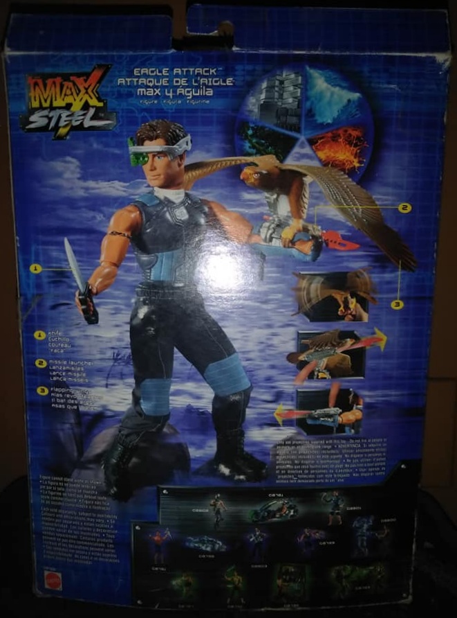 Max Steel Fanáticos: Línea Max Steel 2005 Completa