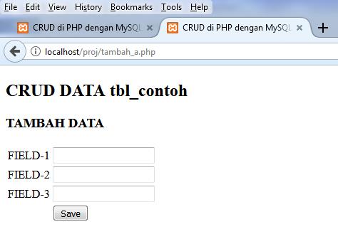 CRUD di PHP dengan MySQLi ~ Cara Simpel Ngoding